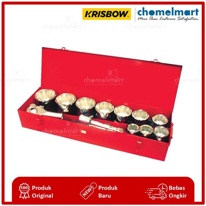 Jual Krisbow Set Kunci Sok 1 Inci 36-80 Mm KW0100389 - Jakarta Timur ...