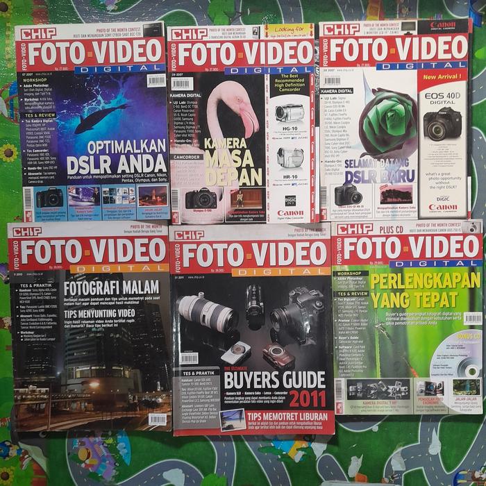 Jual PAKET BUKU MAJALAH CHIP FOTO-VIDEO DIGITAL 6 BUKU - Kota Depok ...