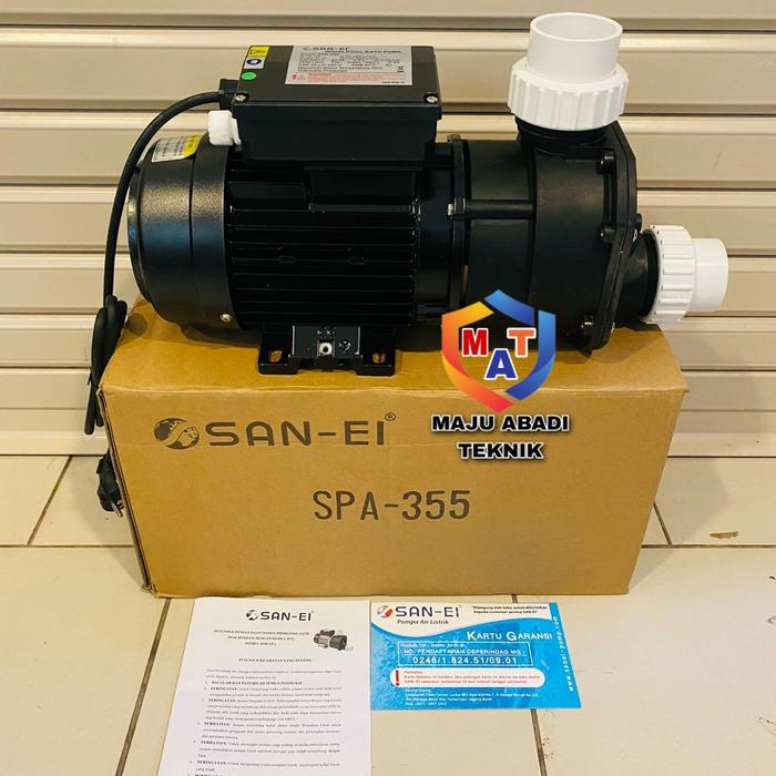 Jual Pompa Sea Water Pump San ei Spa 355 Pompa Air Laut Asin 1HP 220V ...