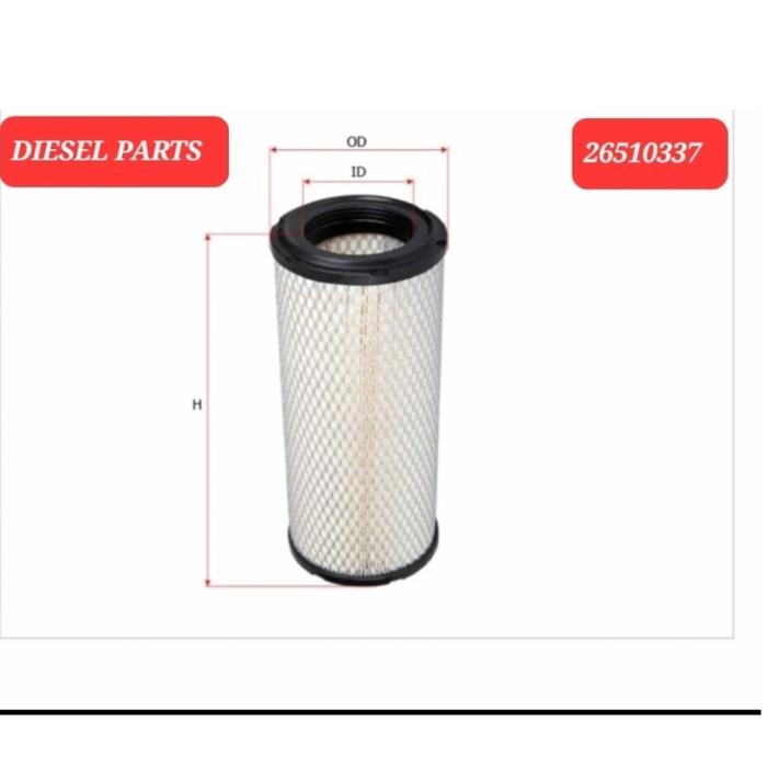 Jual AIR CLEANER FILTER UDARA PERKINS 26510337 2652C120 P82-7653 ...