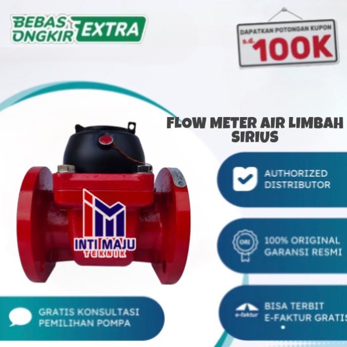 Jual Flow Meter Air Limbah 4 inch SIRIUS LXXG 100mm Water Meter Air ...