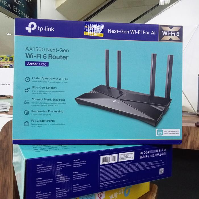 Jual TP-LINK AX1500 Next-Gen Wi-Fi 6 Router Archer AX10 Garansi Resmi ...