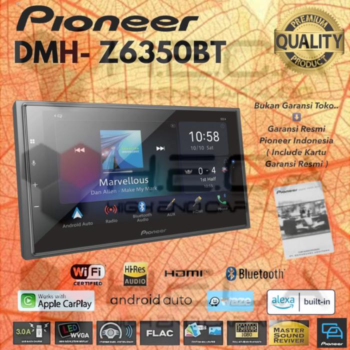Jual Pioneer DMH-Z6350BT Head Unit Double Din DMH Z6350 BT Tape Audio Mobil - Kota Depok - High ...