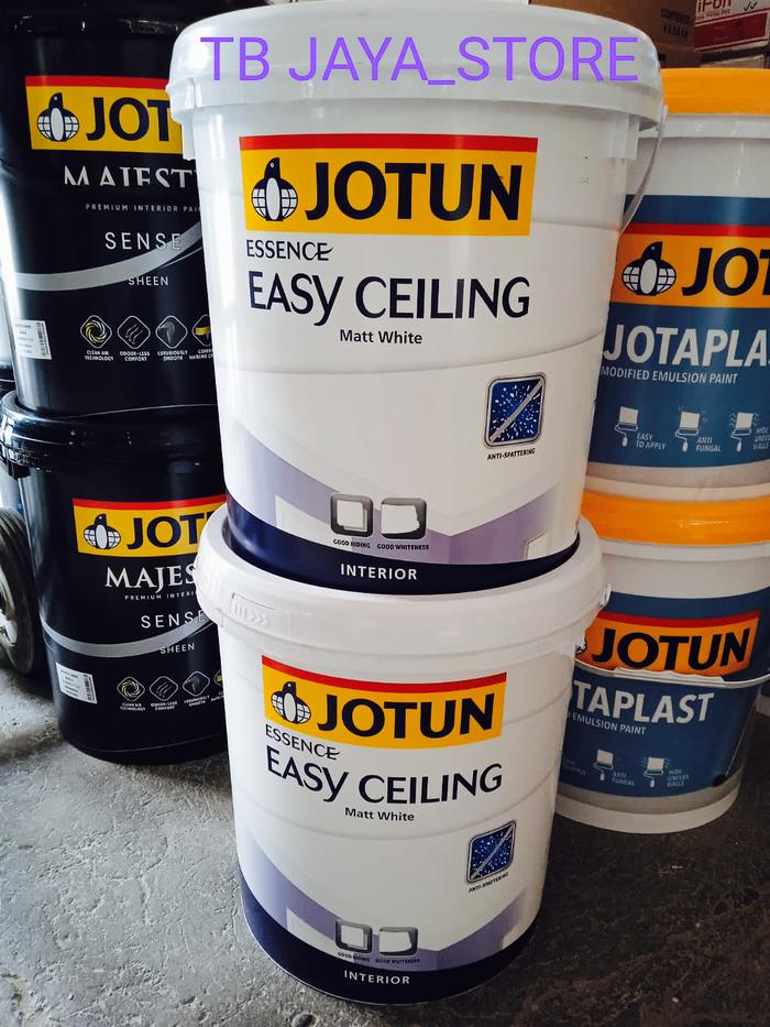 Jual JOTUN ESSENCE EASY CEILING 18L CAT PLAFON JOTUN EASY CEILING WHITE ...