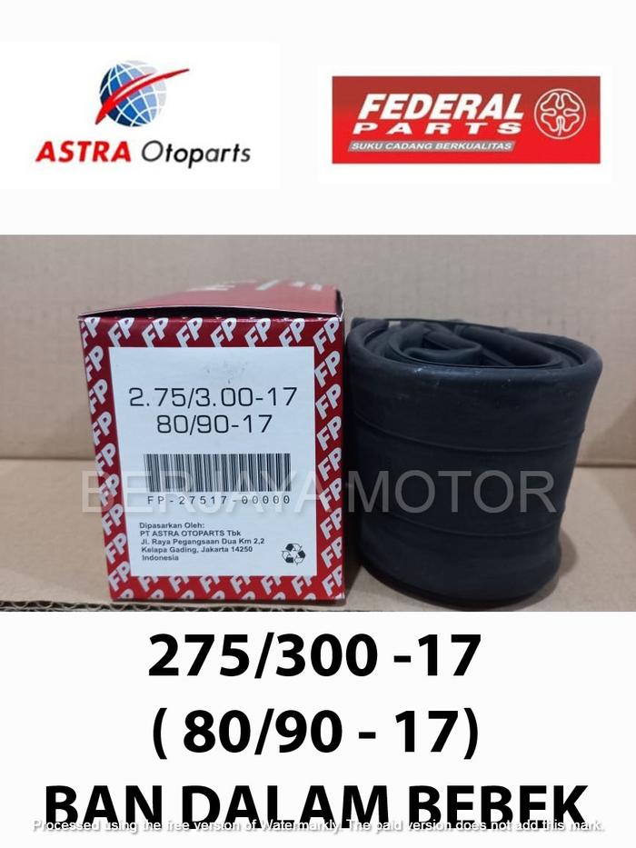 Jual BAN DALAM FEDERAL RING 17 275/300-17 - 80/90-17, 90/80-17 MOTOR ...