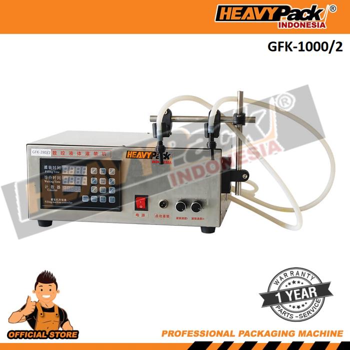 Jual HEAVYPACK Mesin Pengisi Semi-auto liquid filler 2 Nozzle GFK-1000 - Jakarta Barat ...