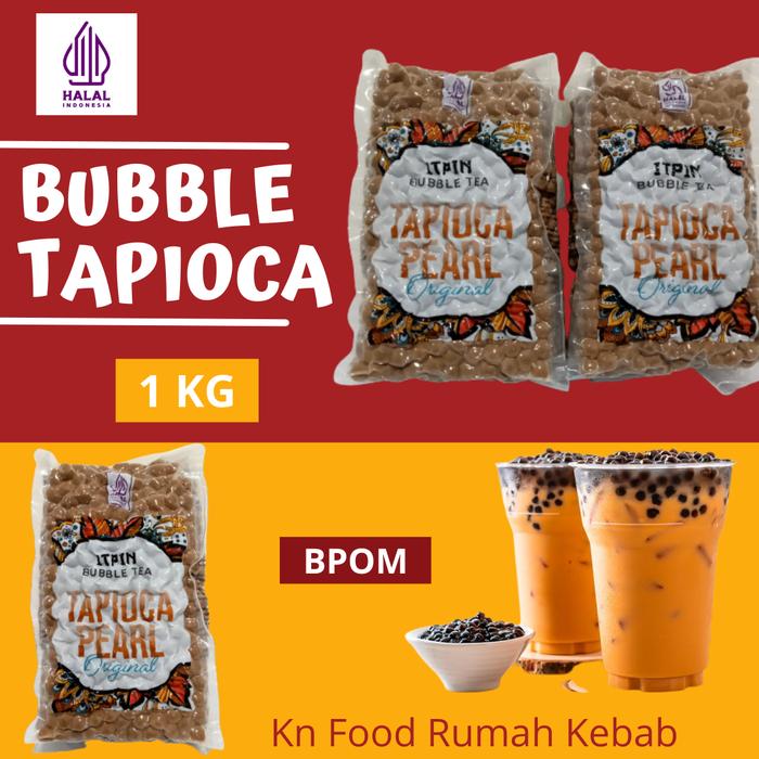 Jual Tapioca Pearl 1kg - Bubble - Tapioca Pearl -1 kg - Tapioca Pearl ...