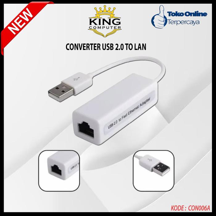 Jual Converter USB To Lan Ethernet Adapter - Kab. Bogor - KING COMPUTER ...