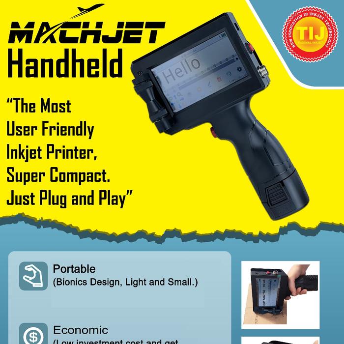 Jual Machjet Mesin Coding Expired Date Handheld Kab Bekasi