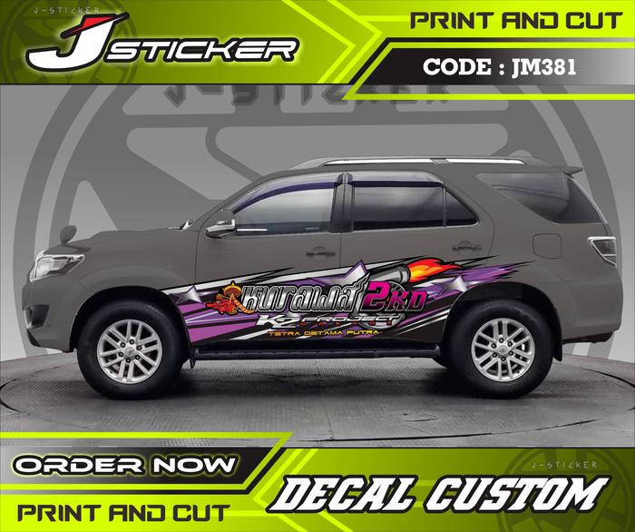 Promo STICKER SENGKUNI THAILOOK DECAL MOBIL PAJERO FORTUNER INNOVA ...