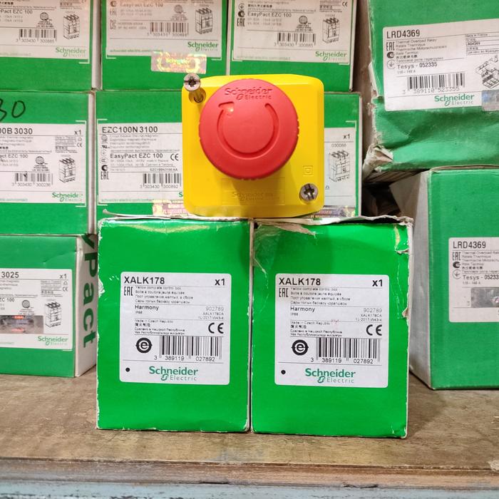 Jual SCHNEIDER PANEL KENDALI EMERGENCY STOP 1N/C XALK178 - Jakarta ...