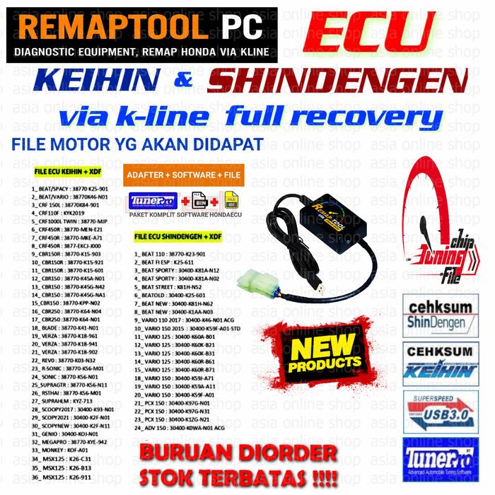 Jual Alat remap motor honda ecu keihin shindengen - Jakarta Pusat ...
