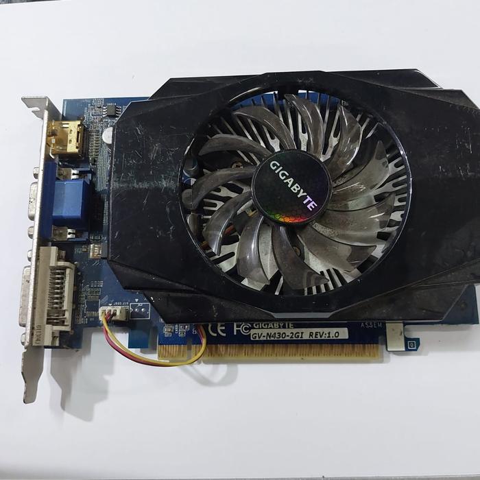 Jual vga pci express gigabyte gv-n430-2gi rev:1.0 minus - Jakarta Pusat ...