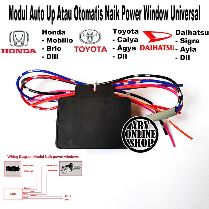 Jual Modul Otomatis Naik Power Window Pintu Mobil Atau Auto Up Power ...