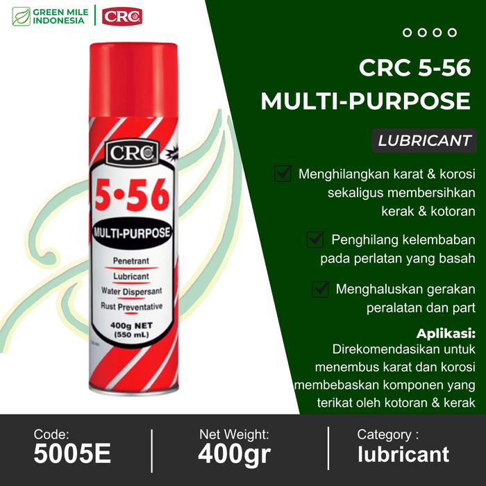 Jual CRC 5-56 Multi Purpose Lubricant 400gr - Kota Surabaya - Green ...