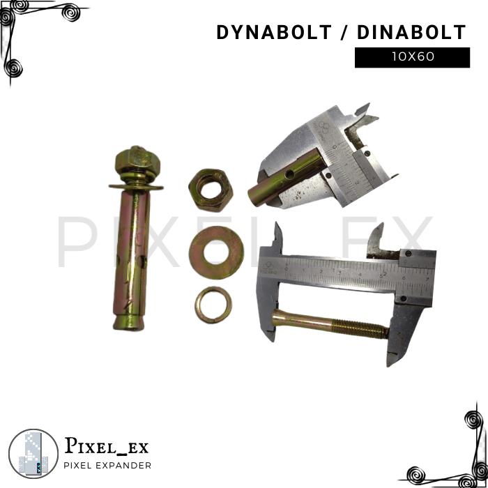 Promo Dinabolt Dynabolt M8 M10 M12 M14 M16 M20 8x60 s/d 20x180 Expander ...