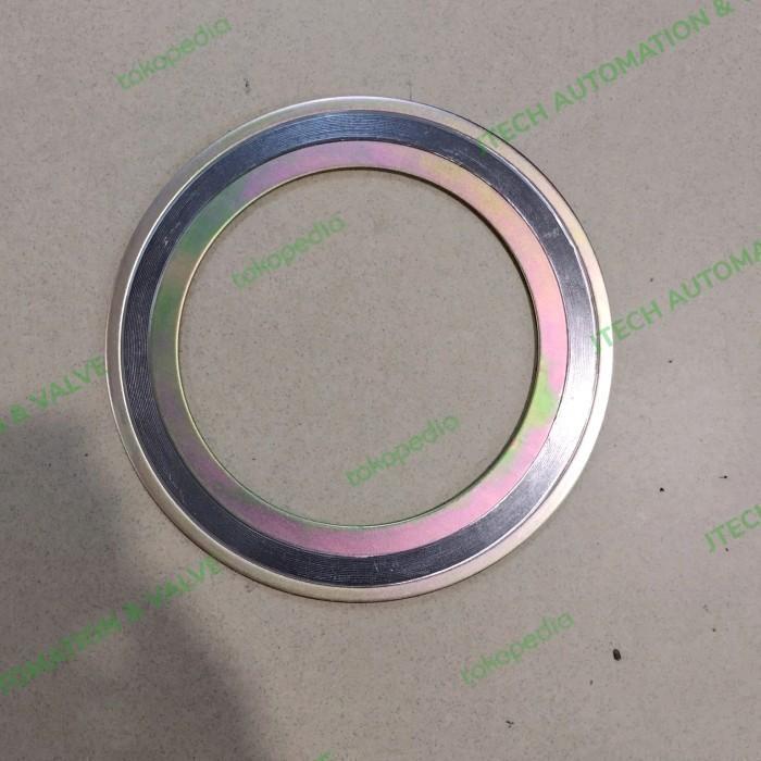 Jual spiral wound gasket swg besi jis 10k 3" inchi - Jakarta Barat ...