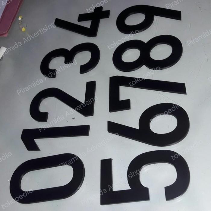 Jual 30cm Letter Sign Penanda Nomor Angka Huruf Rumah Kantor Resto Cafe ...