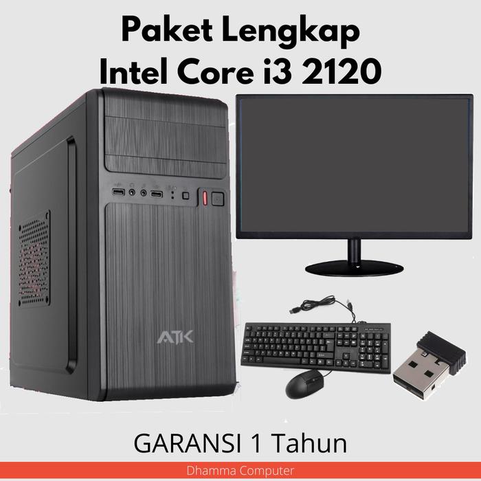 Jual PC Rakitan Komputer Office Admin Kantor Intel i3 2120 + Monitor ...