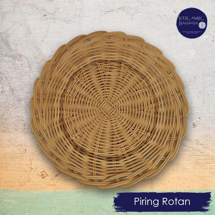 Jual Piring Anyam Alas Makan Rotan Tebal Kokoh Solid - Kab. Bogor ...