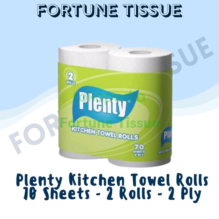 Promo Tisu Tissue Dapur Kitchen Towel PLENTY 2 Rolls 70 Sheets Original ...