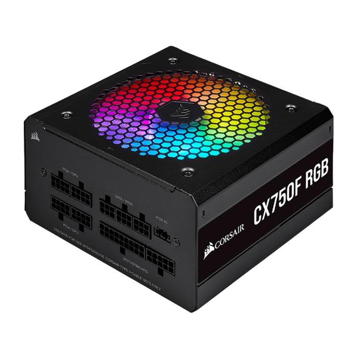 Promo CORSAIR CX750F RGB 750W 80 Plus Bronze Certified Fully Modullar ...