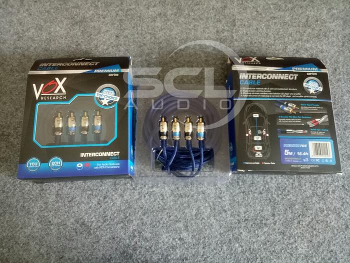 Jual Kabel RCA Vox Research Premium Blue Series 5 Meter Interconnect ...