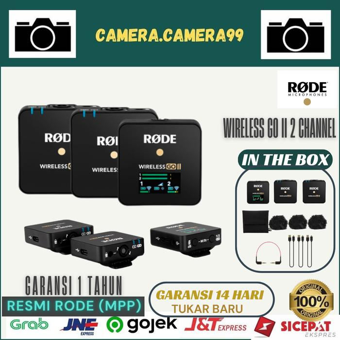 Jual RODE Wireless GO II 2-Person Wireless Microphone System - Jakarta Pusat - CameraaCameraa99 ...