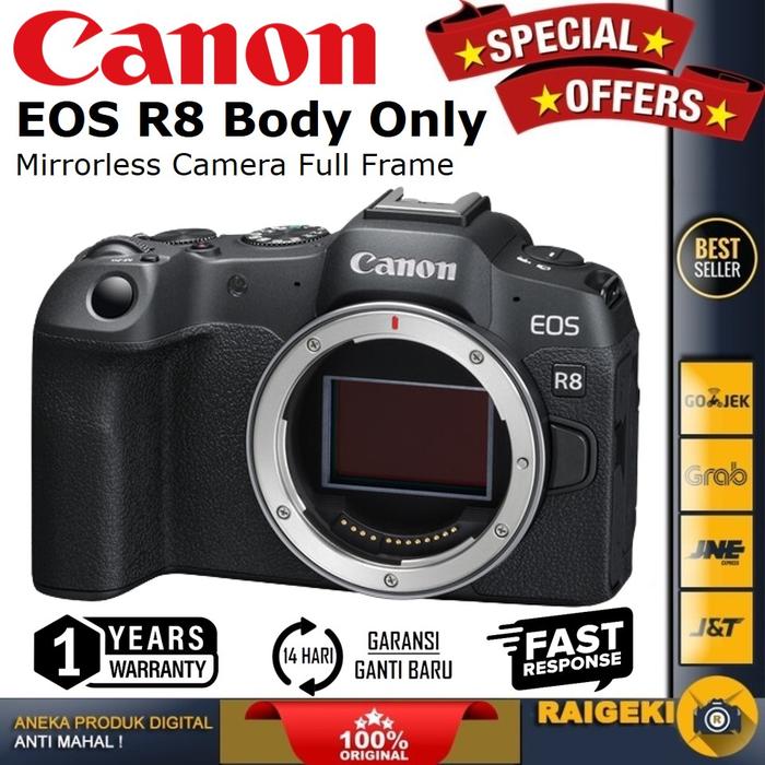 Promo Canon EOS R8 Body Only Mirrorless Camera Canon EOS R 8 EOS R8 ...