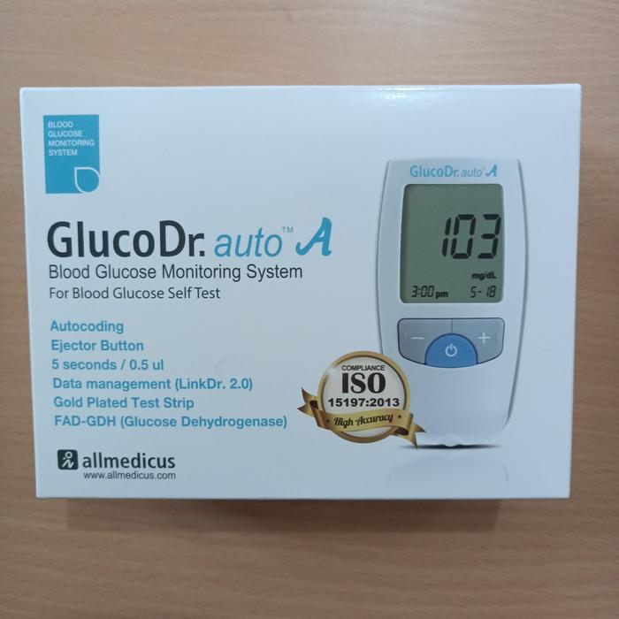 Jual Alat Cek Gula Gluco Dr Auto A Korea Agm4000 GlucoDr + 25 strip ...
