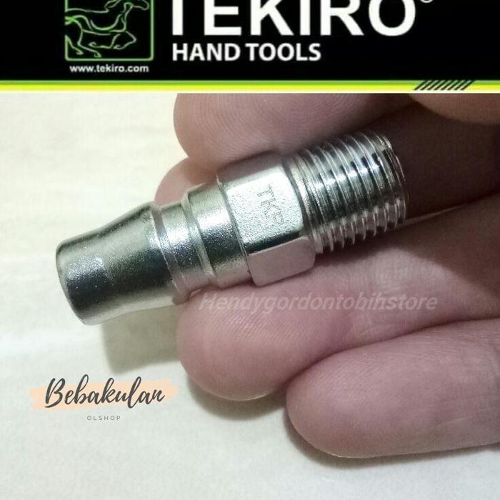 Jual TEKIRO Quick Coupler Plug 20 PM / Nepel sambungan Selang angin ...