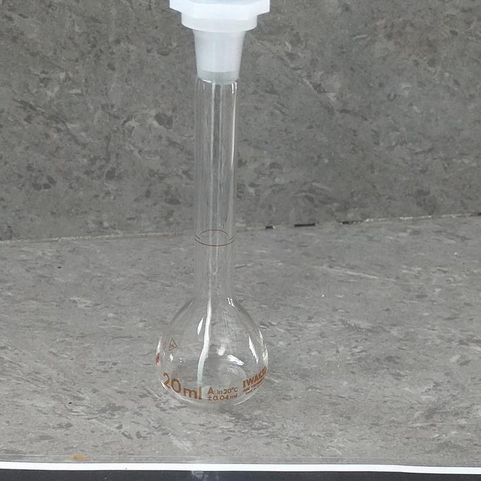 Jual Labu ukur labu takar volumetric flask IWAKI 20 ml - Kota Surabaya ...