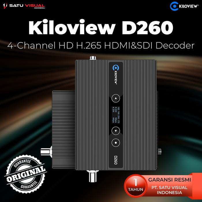 Jual Kiloview D260 - HD H.265 HDMI & SDI Decoder - Jakarta Barat - Satuvisual | Tokopedia