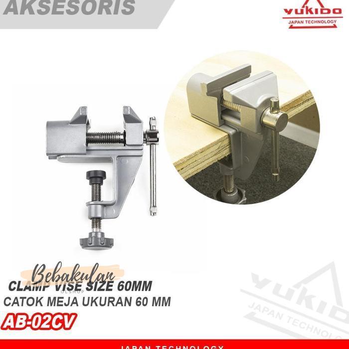 Jual YUKIDO Mini table vice next Gen catok meja ragum mini clamp meja ...