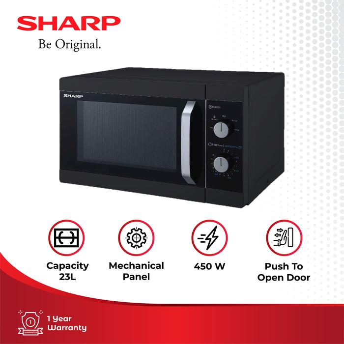 Promo Sharp Microwave oven R-223MA-BK 23L 450 Watt Cicil 0% 3x - Kab ...