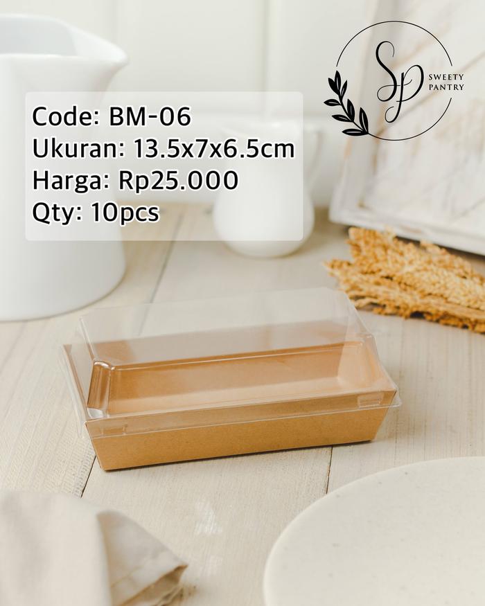 Jual Box Mika 2 - Cake Case Mika Packaging Kue Salad Burger Hotdog - 10 ...