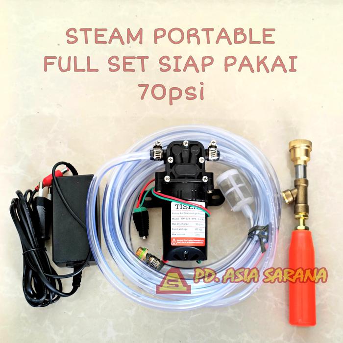 Jual [70 Psi LP] Paket Steam Alat Cuci Motor Mobil AC Mesin Pompa Stim ...