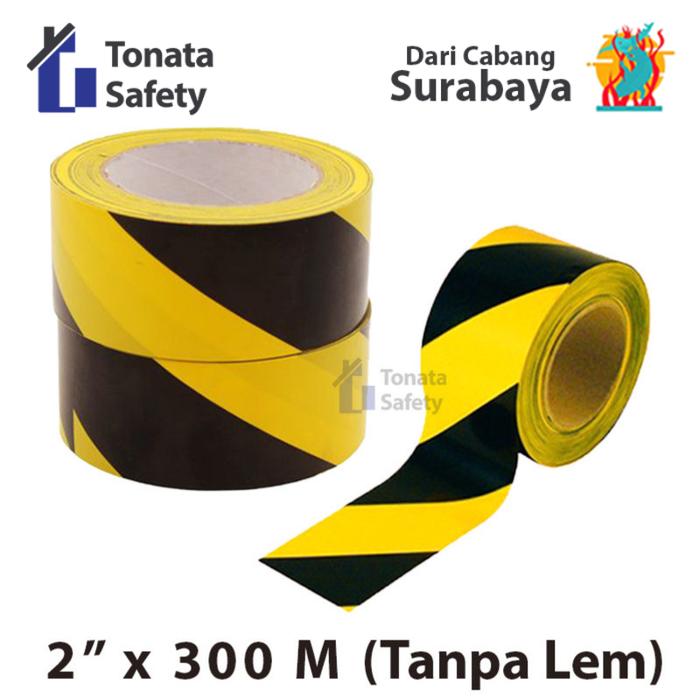 Jual Police Line Kuning Hitam / Garis Polisi 2 Inchi x 300 Meter - Kota ...
