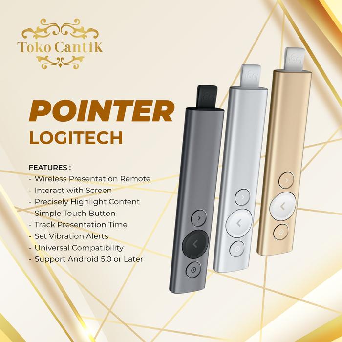 Jual Logitech Spotlight Pointer Wireless Presentation Remote Presenter ...