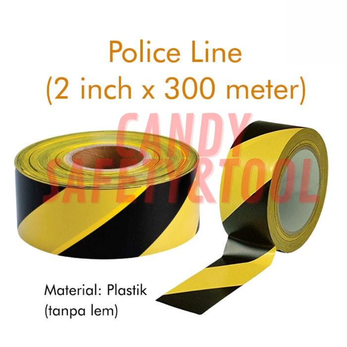 Jual Police Line / Garis Polisi 2 inchi x 300 meter / Barricade Tape ...