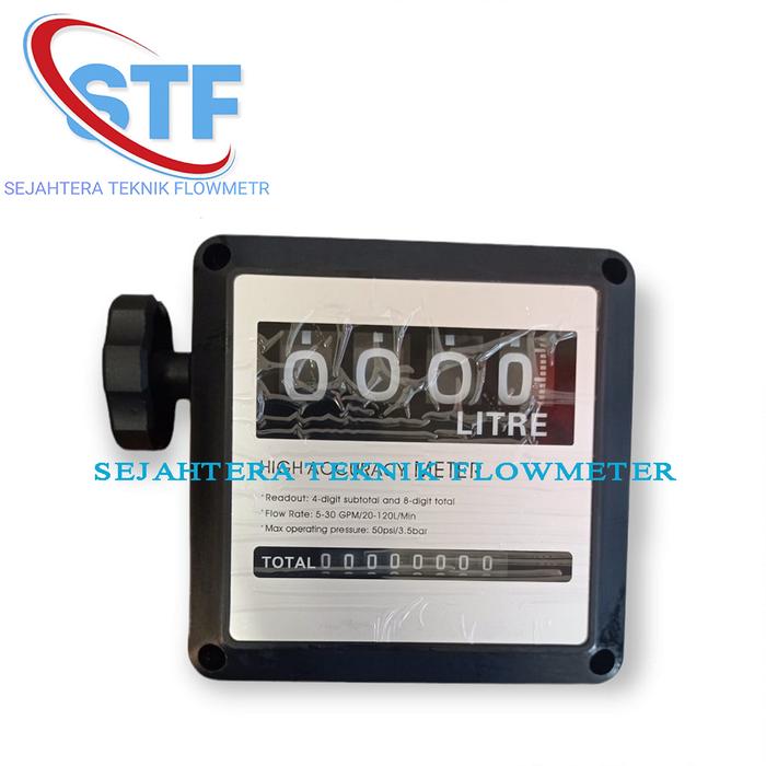 Jual Flow meter Solar 1 inch Flowmeter Minyak dan solar 1 inch 4 digit ...