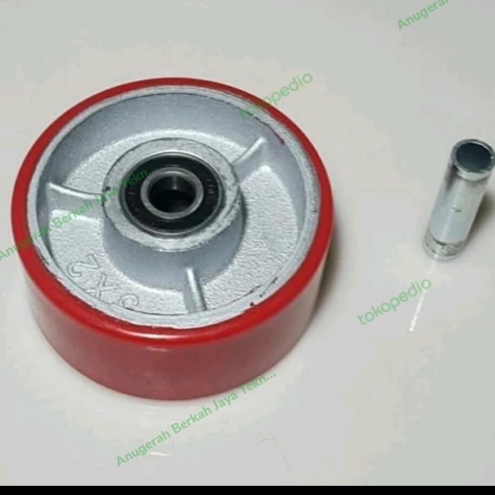 Jual Roda Troli Hevy duty pu 5 inch roda saja / whell only roda pu 5 inch - Kota Tangerang ...