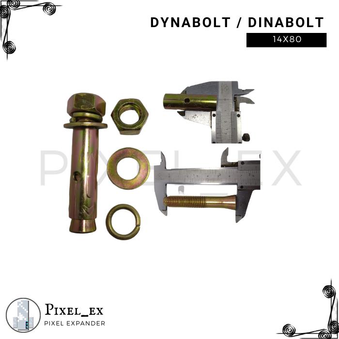 Jual Dinabolt Dynabolt M8 M10 M12 M14 M16 M20 8x60 s/d 20x180 Expander ...