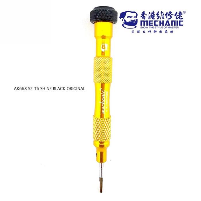 Promo Mechanic AK668 Obeng Satuan T6 Shine Black Hight Quality S2 ...