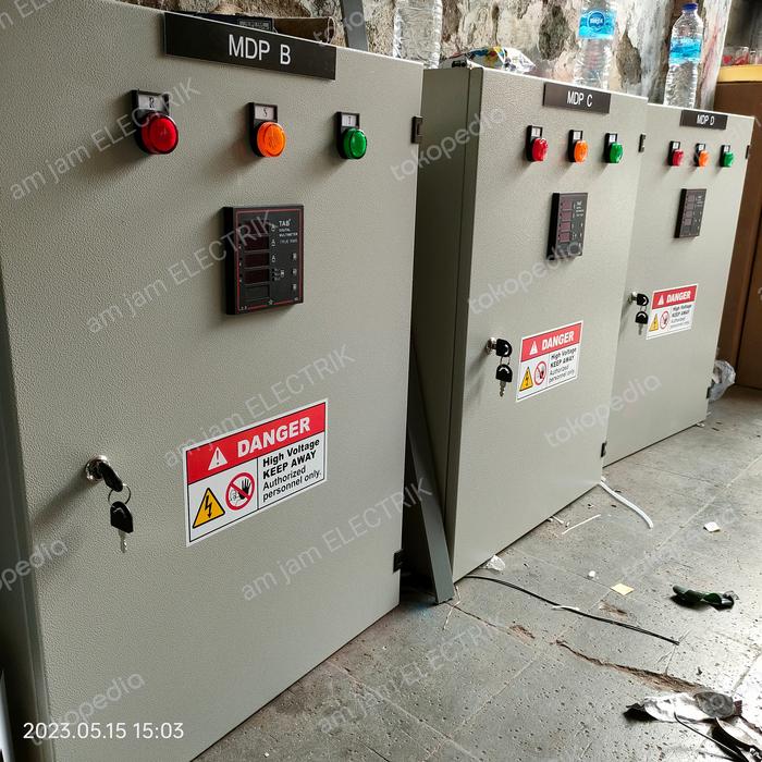 Jual panel distribusi 3 phase MDP MCCB 3P 160A/60A/40A Schneider ...