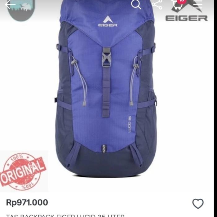 Jual carrier eiger lucid 35L original - Kota Tangerang Selatan - bule ...