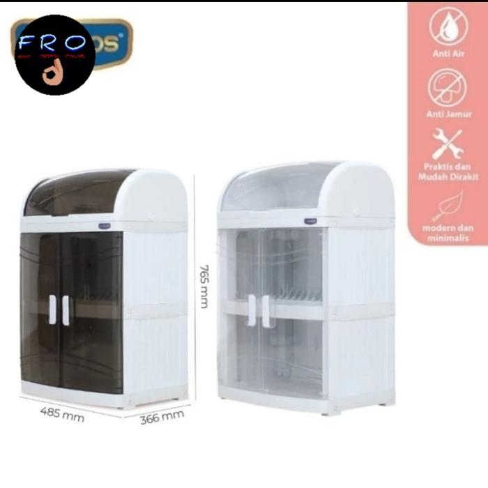 Jual RAK PIRING/RAK PIRING PLASTIK/RAK PIRING PORTABLE - 3 SUSUN ...