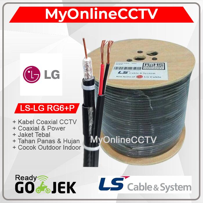 Jual Kabel Camera CCTV LG LS Coaxial + Power RG6 Outdoor Sangat Kuat - Jakarta Barat ...