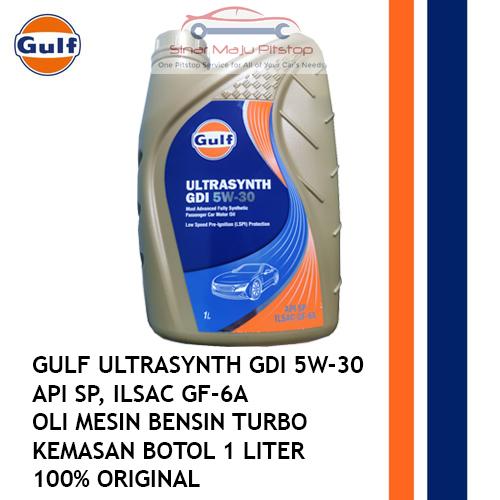 Jual GULF OIL Ultrasynth GDI 5W-30 API SP ILSAC GF-6A Oli Mobil Mesin ...