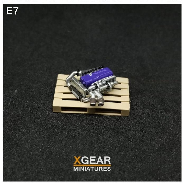 Jual ENGINE DETAILING E6 E7 MODEL SKYLINE RB26DETT ENGINE for DIECAST 1 ...
